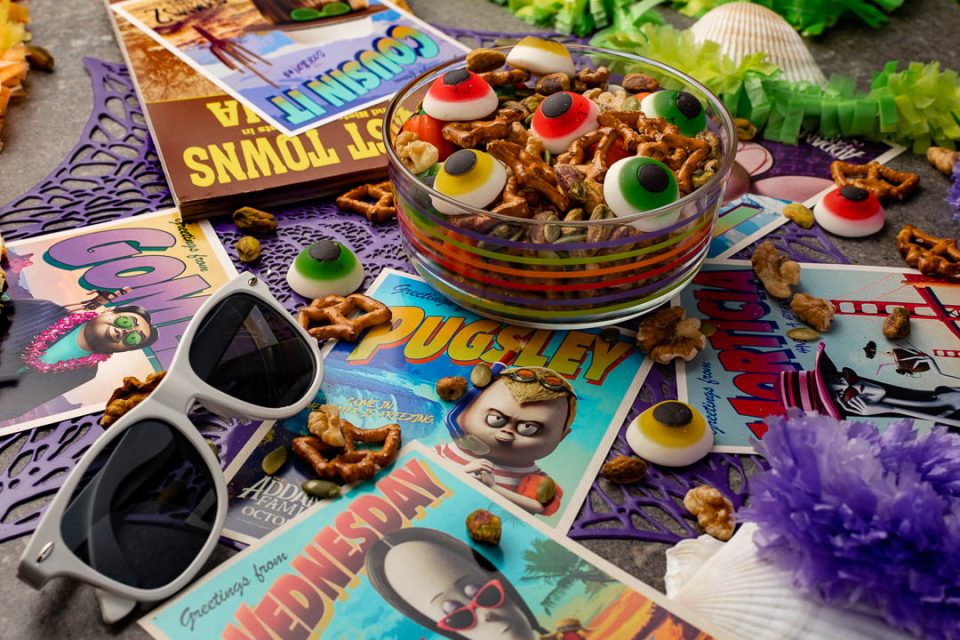 Ooky Spooky Snack Mix: A Recipe Inspired by The Addams Family 2