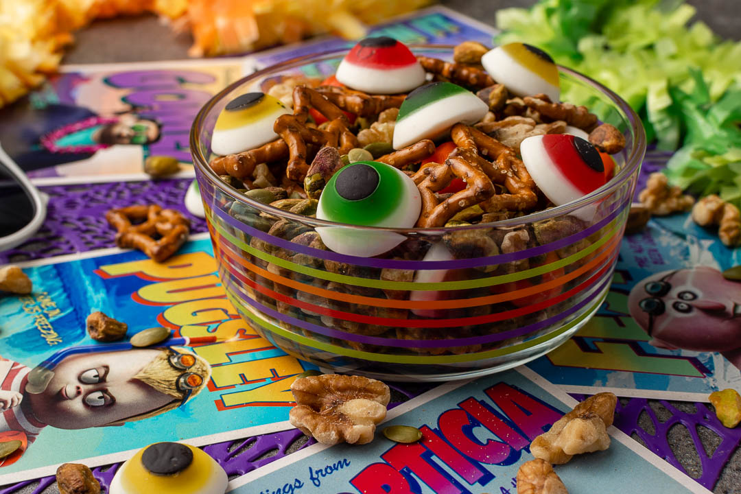 Ooky Spooky Snack Mix: A Recipe Inspired by The Addams Family 2