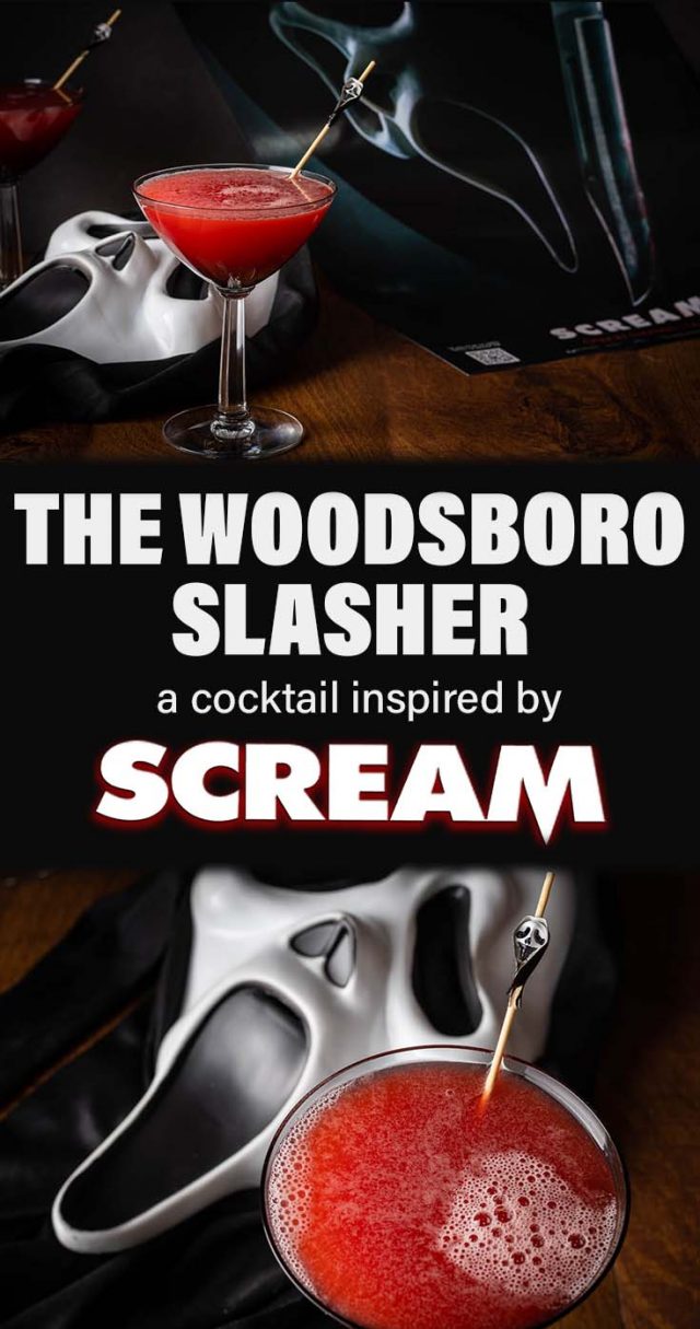 The Woodsboro Slasher: A Cocktail Inspired by Scream (2022)